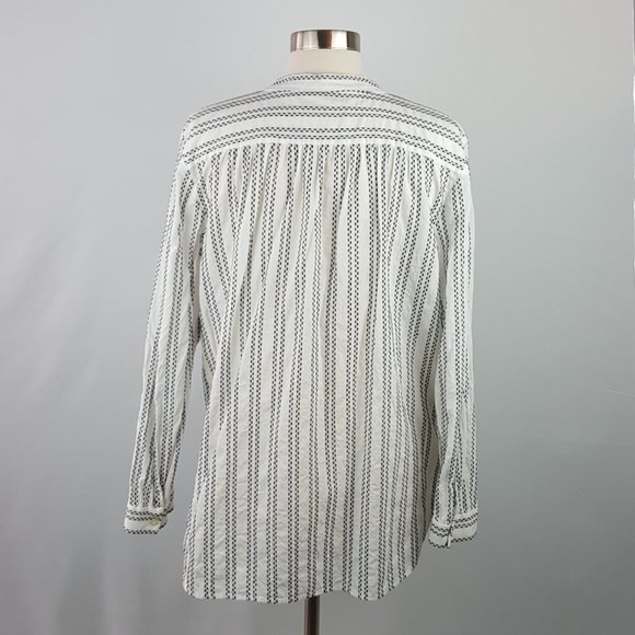LOFT | Tops | Loft Pinstripe Tunic Womens Large | Poshmark